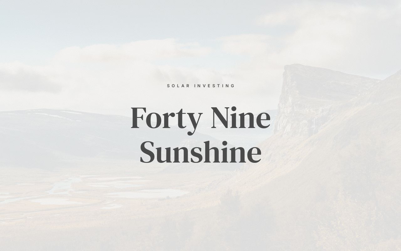 Forty Nine Sunshine